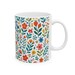 Flowers Pattern Mug: Floral Lover Gift - Etsy