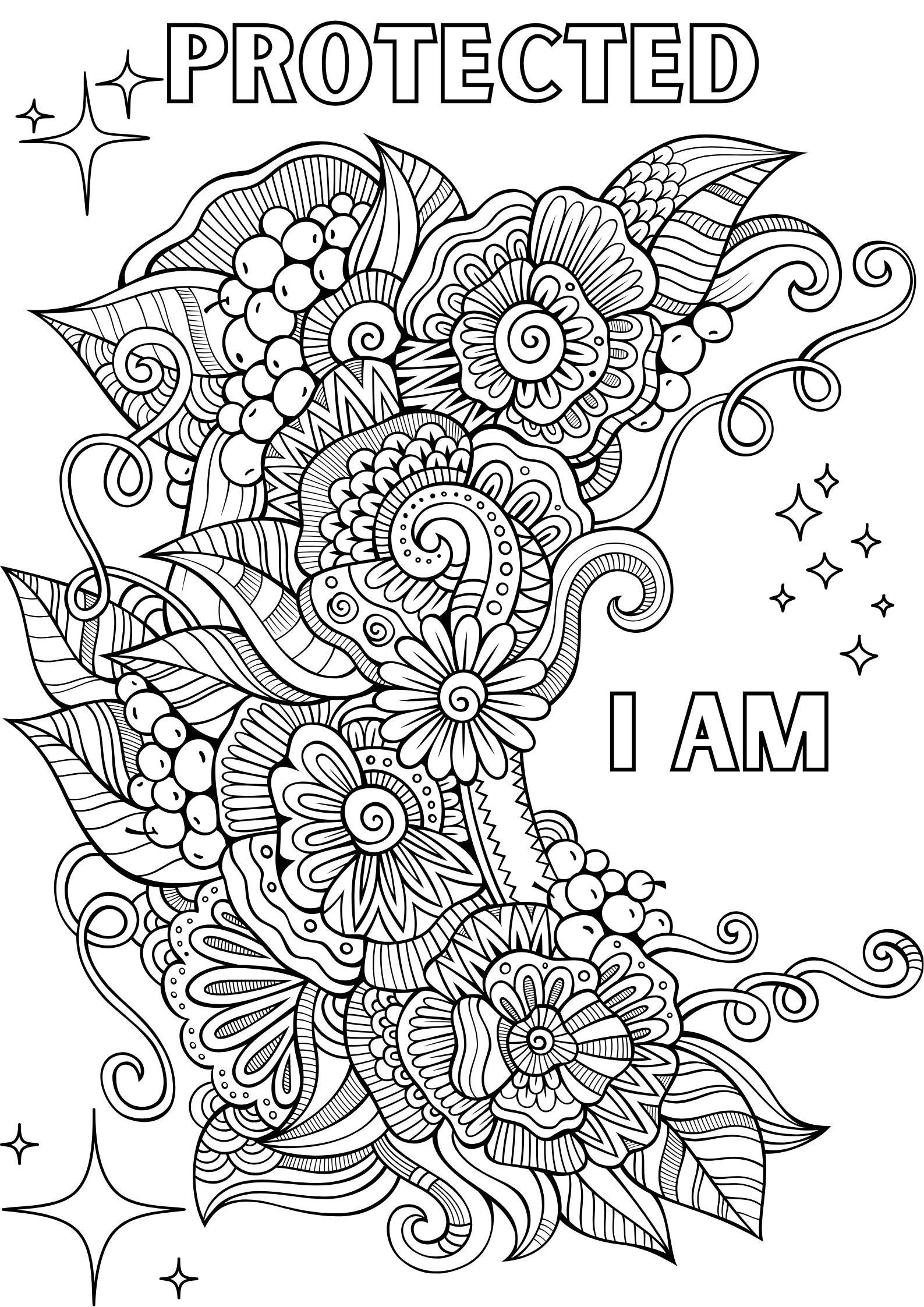 62 Motivational Coloring Pages - Inspirational Quotes Coloring Book ...