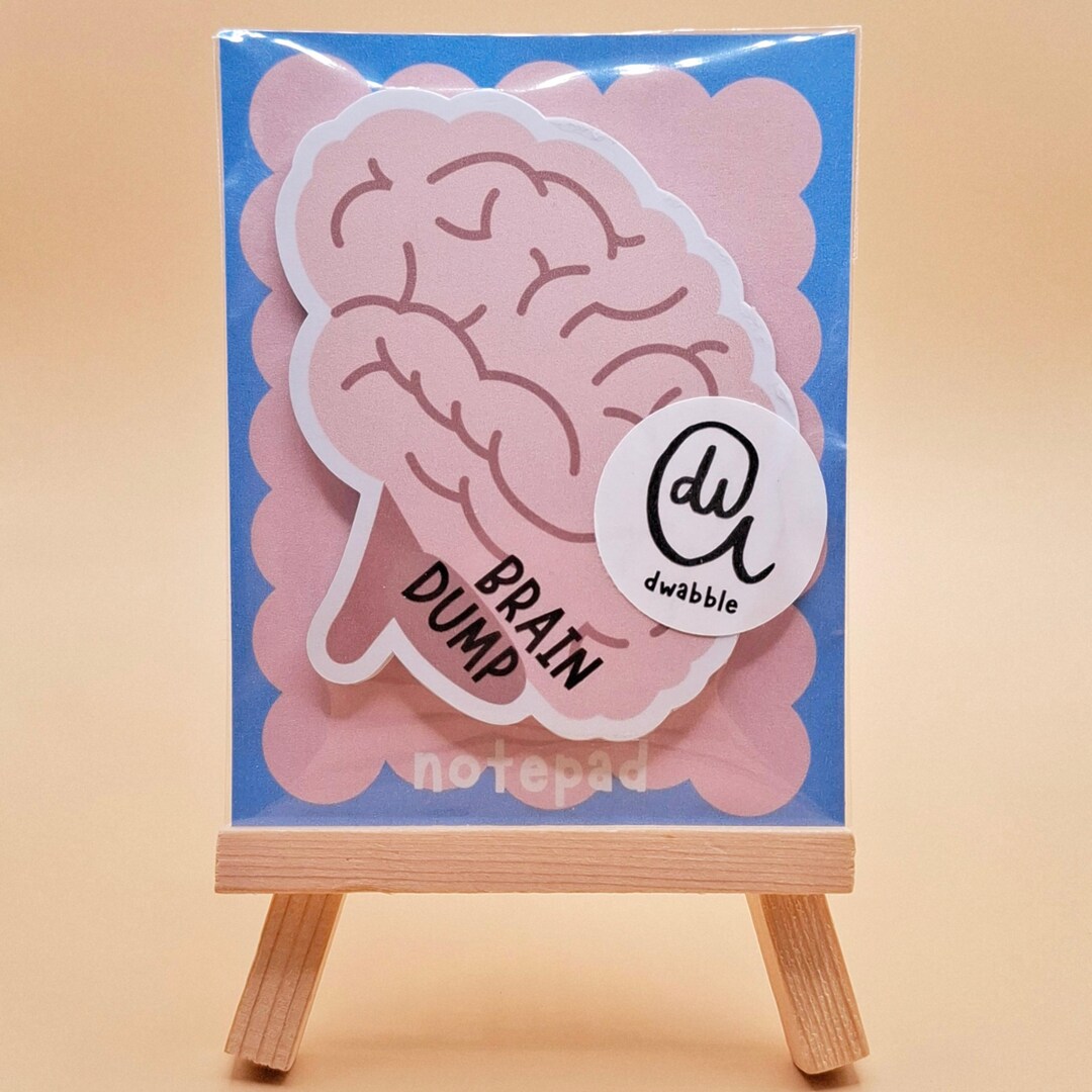 Notepad Die-cut Stationery Aesthetic Gift Creative Brain Dump Notes ...