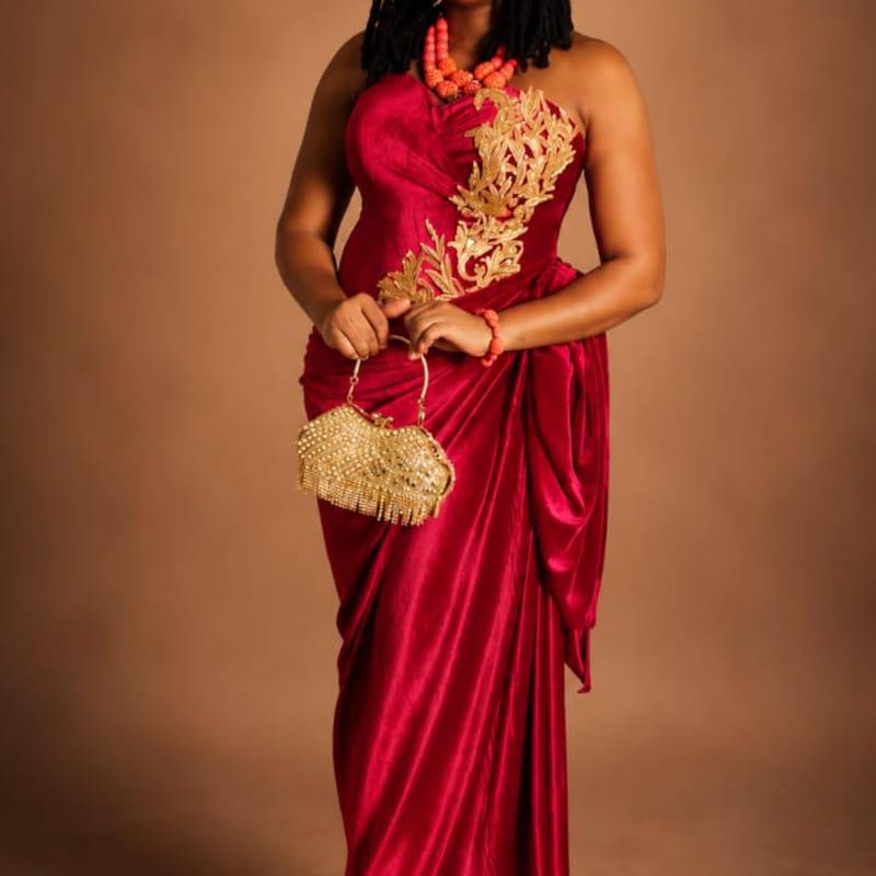 Gold Corset Evening Gown - Etsy