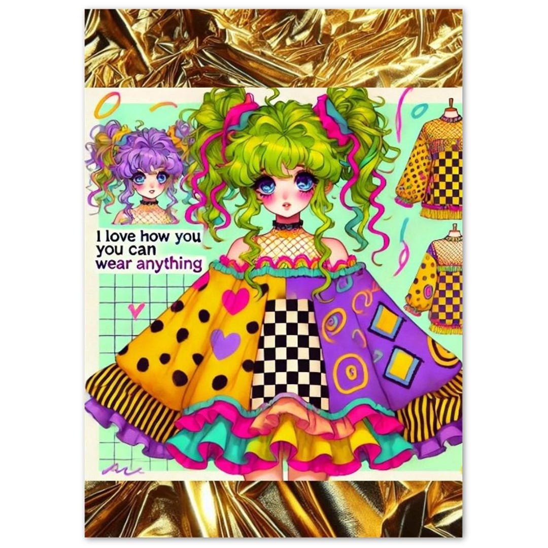 Passive Aggressive Greeting Card Series 2. Rock That Style Girl - Etsy