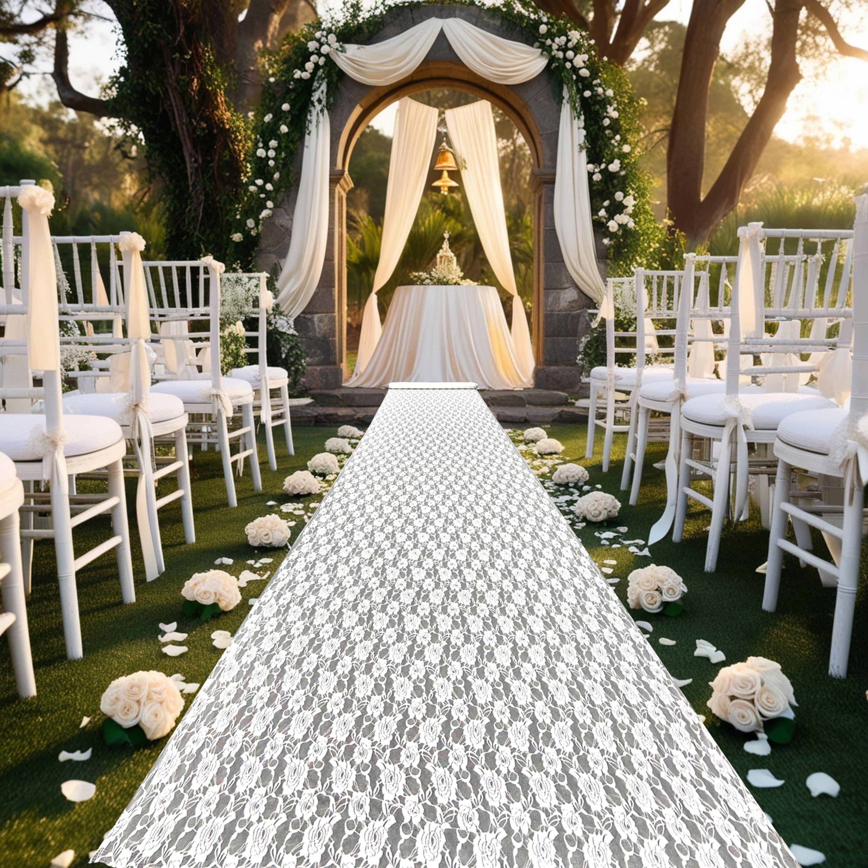 Lace Wedding Aisle Runner, Elegant Wedding, Formal Wedding, Wedding ...