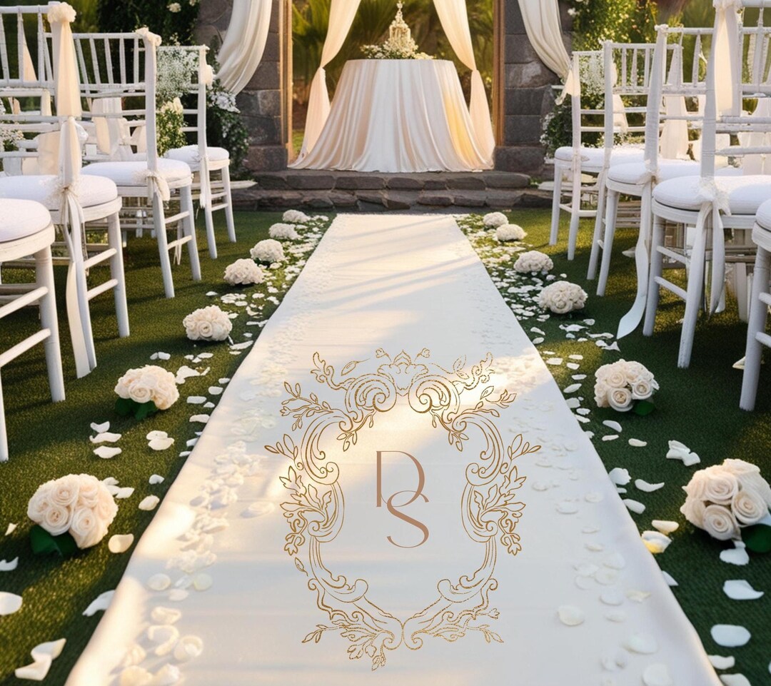 Custom Wedding Aisle Runner, Elegant Wedding, Formal Wedding, Wedding ...
