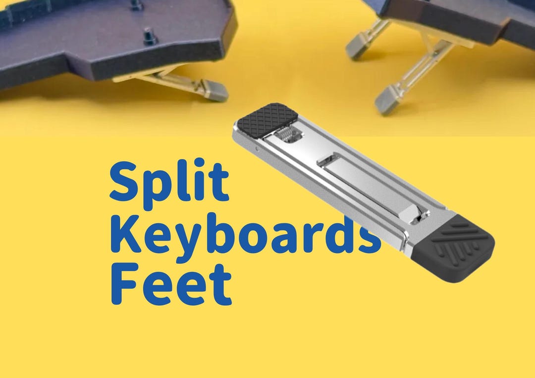 Split Keyboards Feet, Tenting Solution, Aluminum Keyboard Feet - Etsy
