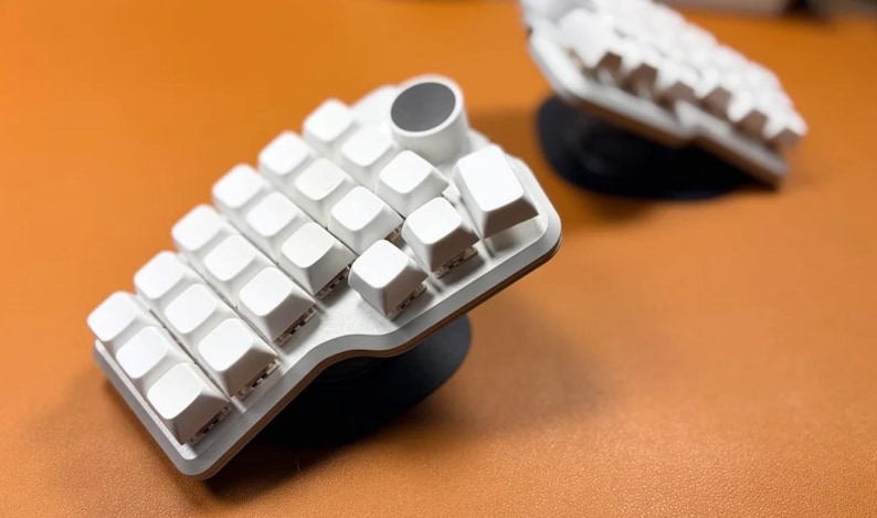 Corne Split Keyboard - Ekcorne : Aluminum CNC Case, Trackpad, Tenting ...