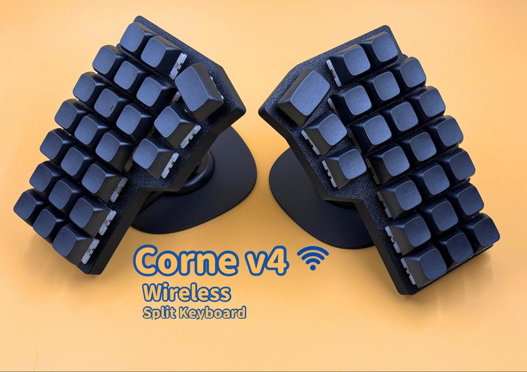Corne V4.1 2.4ghz Wireless, Cable Free, No Charge, Read to Use, MX Ergo ...