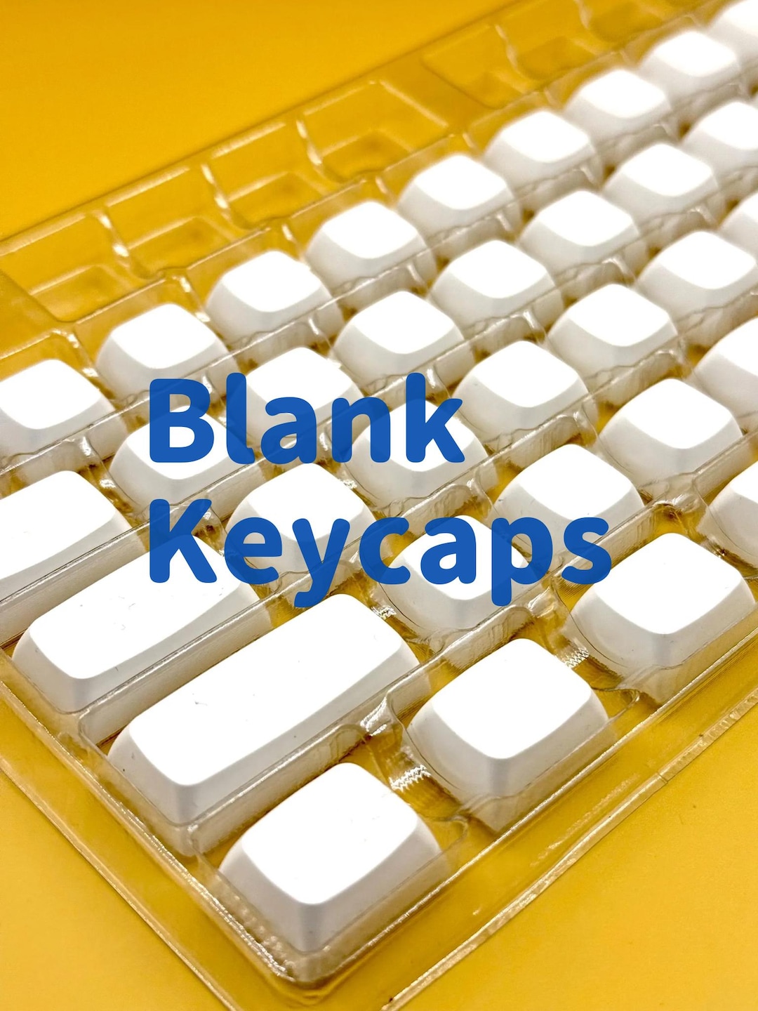 Split Blank Set, XDA White Blank Keycaps PBT 64 Keys - Etsy
