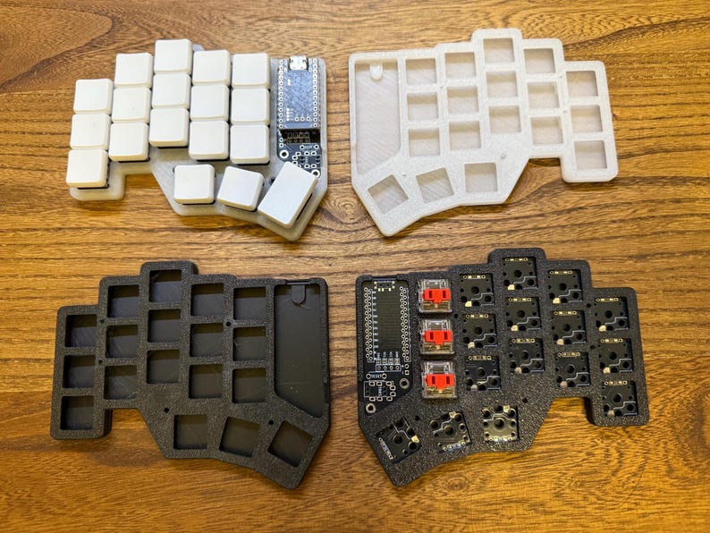 Chocofi DIY Kit: 36-key Split Keyboard, Kailh Low Profile, Hotswap ...
