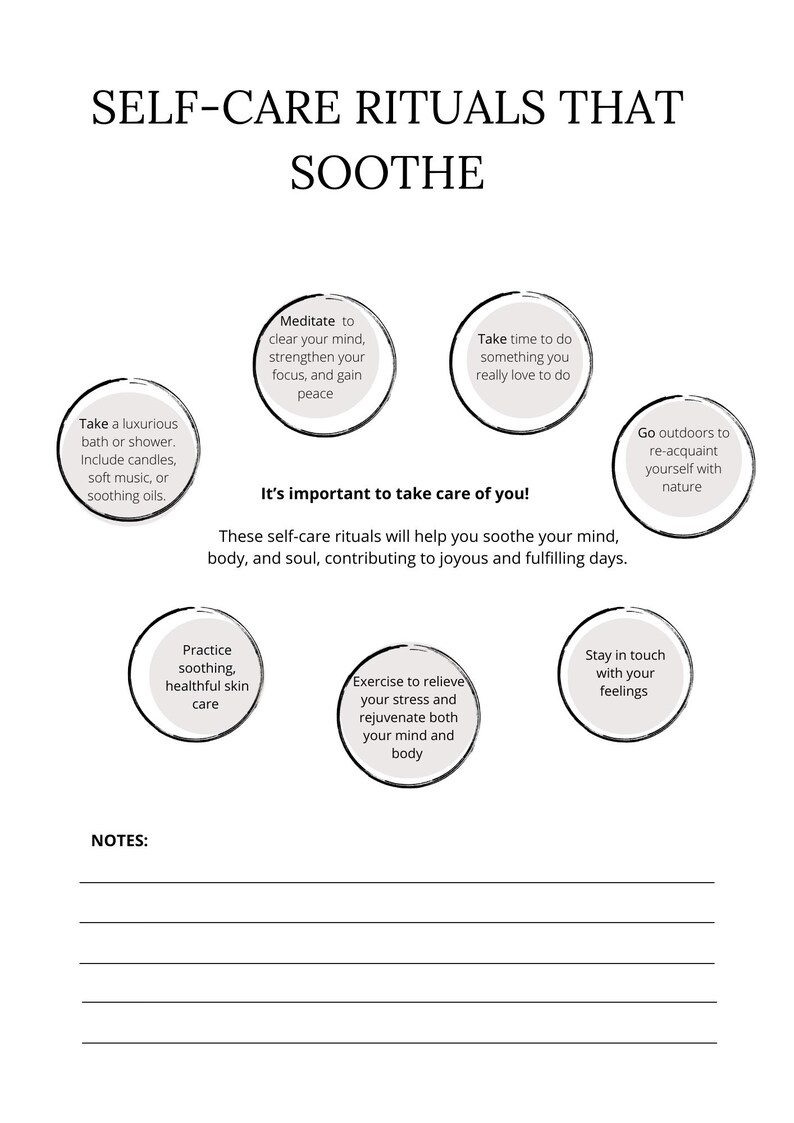 Spring Self-care Journal | 20-page Printable Journal - Etsy