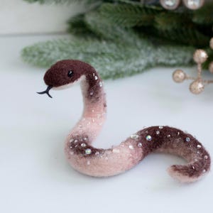Handmade Felted Snake – Symbol of the Year - Needle Felted Snake - Etsy