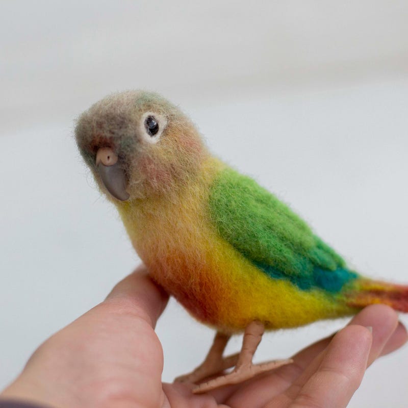 Felt Parrot - Etsy