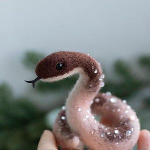 Handmade Felted Snake – Symbol of the Year - Needle Felted Snake - Etsy