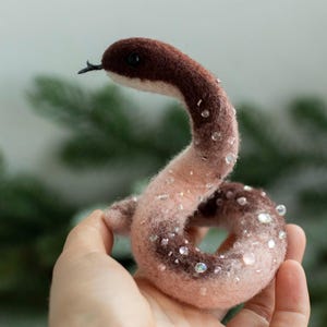Handmade Felted Snake – Symbol of the Year - Needle Felted Snake - Etsy