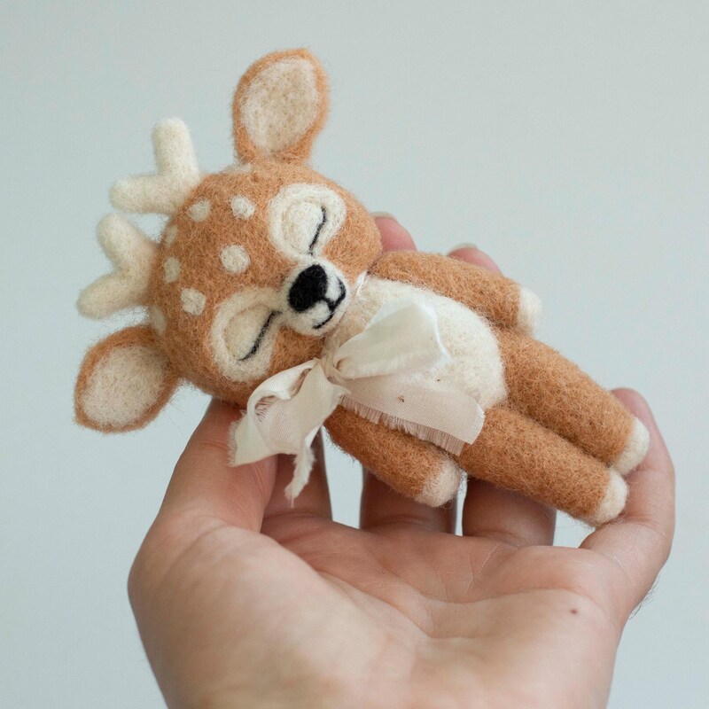 Needle Felted Deer - Etsy