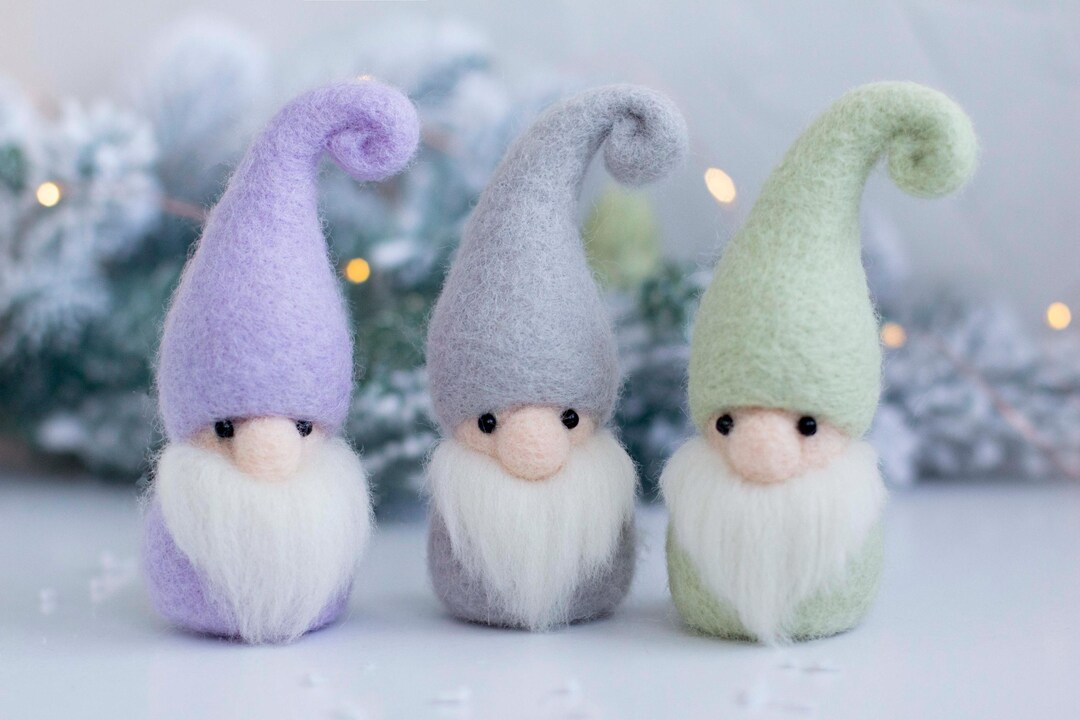 Felt Gnomes - Needle Felted Gnomes - Newborn Felted Gnomes - Newborn ...