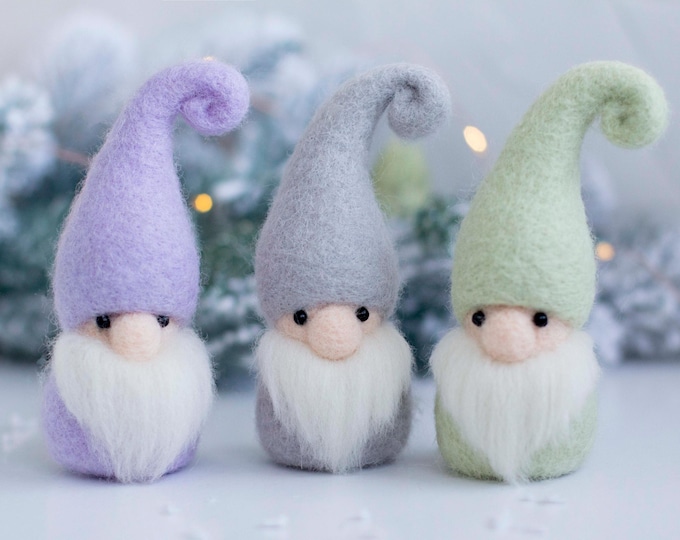 Felt Gnomes - Needle Felted Gnomes - Newborn Felted Gnomes - Newborn Photography Prop - Etsy