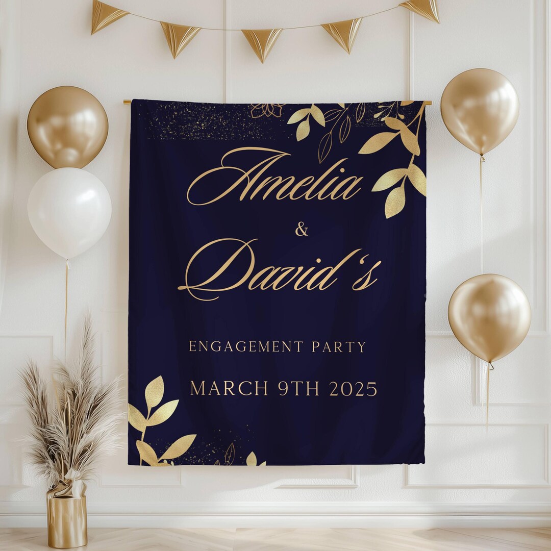 Engagement Backdrops, Custom Wedding Backdrop, Personalized Wedding ...