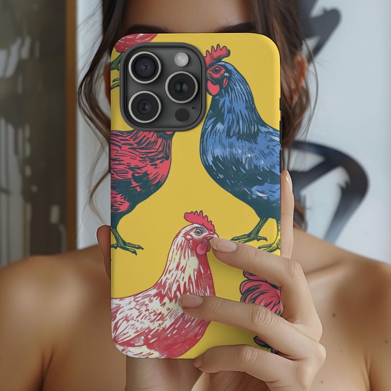 Chicken Phone Case - Etsy