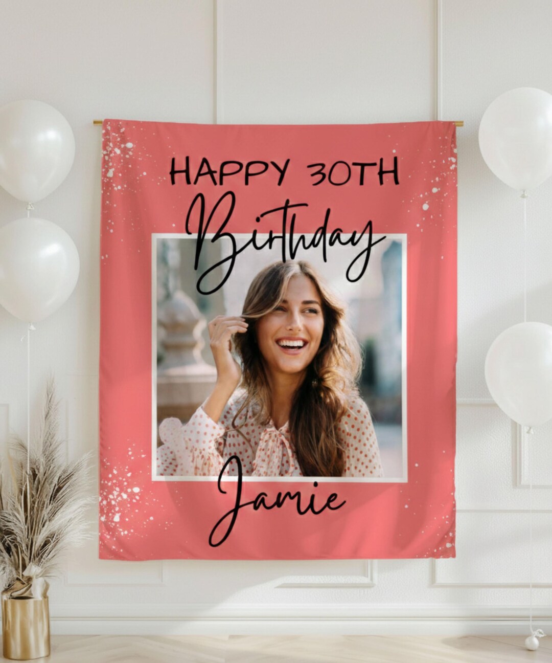 Personalized Milestone Birthday Banner, 40th Birthday Banner, 30th ...
