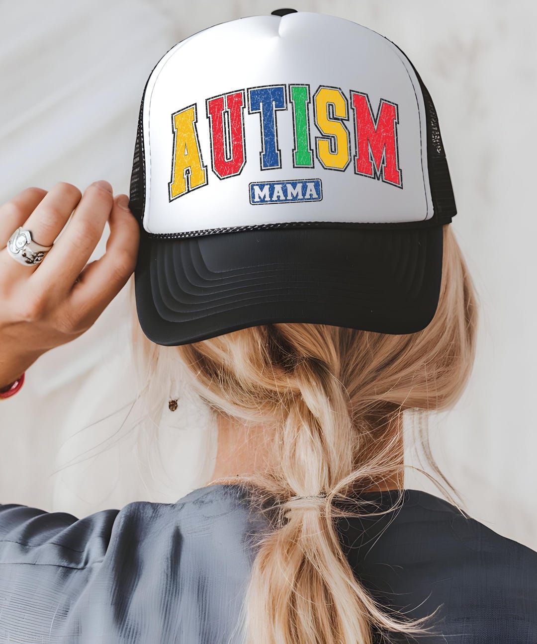 Autism Mom Hat, Autism Trucker Hat, Autism Awareness Month, Autism ...