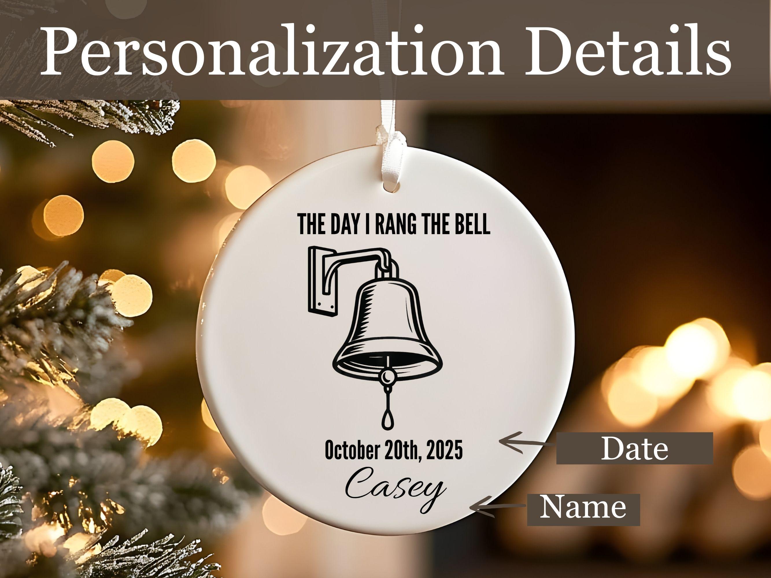 End of Chemo Ornament, Cancer Survivor Ornament, End of Chemo Gift ...