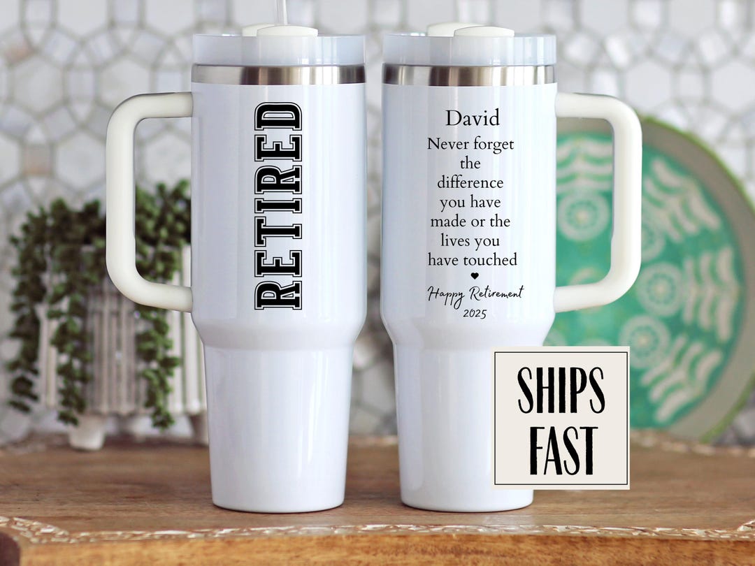 Retirement Tumbler, Retirement Gift, Gift for Retirement, Retired ...