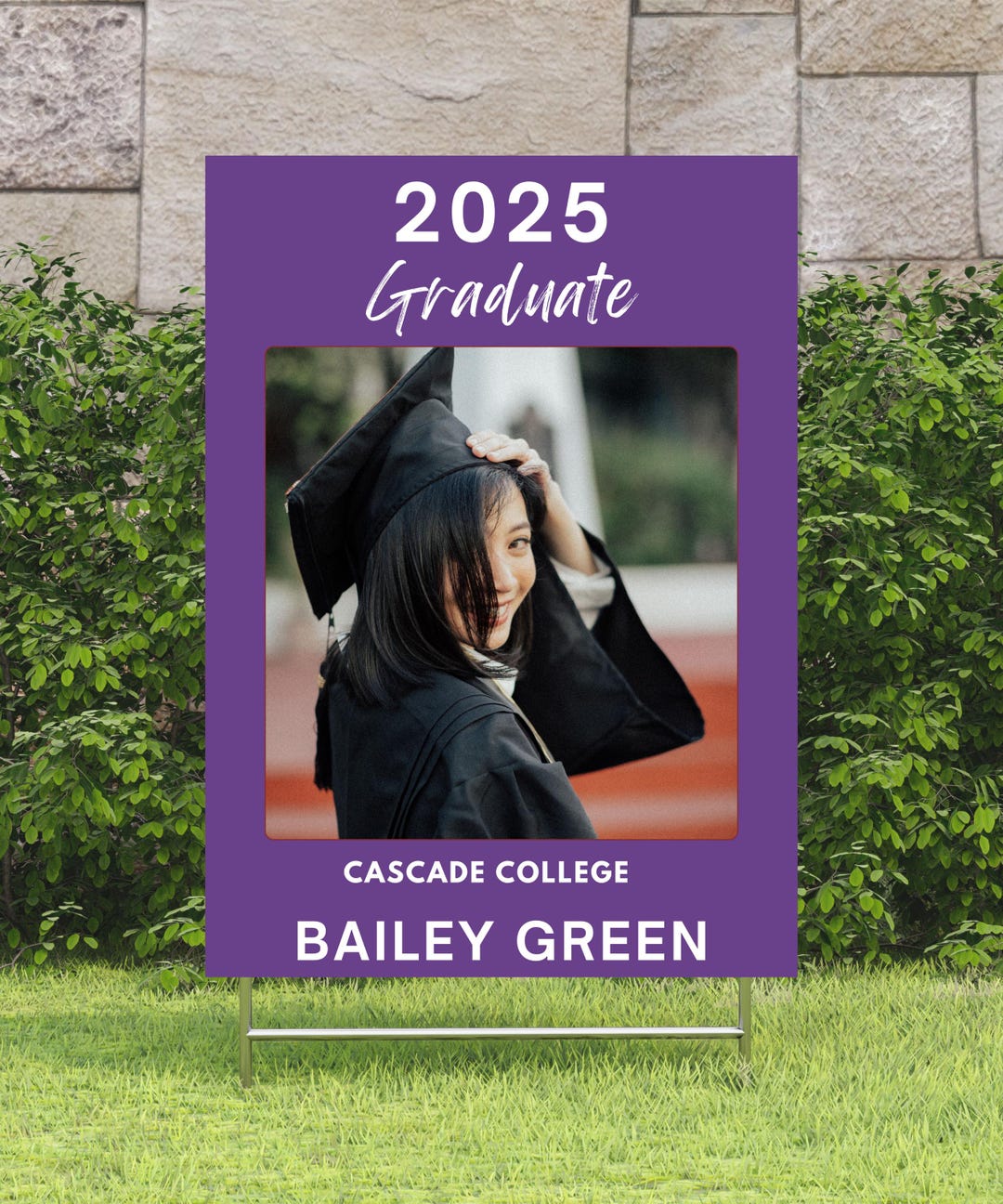 Personalized Graduation Yard Sign, Custom Graduation Yard Sign ...