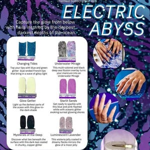 Color Street Subscription Box - Electric Abyss May 2024 - Etsy