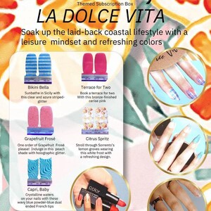 Color Street Subscription Box - La Dolce Vita March 2024 - Etsy