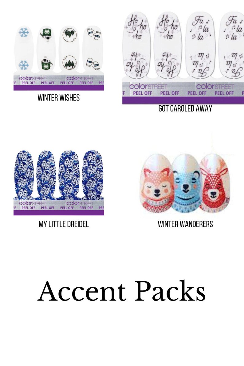 Color Street Christmas Hanukkah Holiday New Year Winter Nail Polish ...