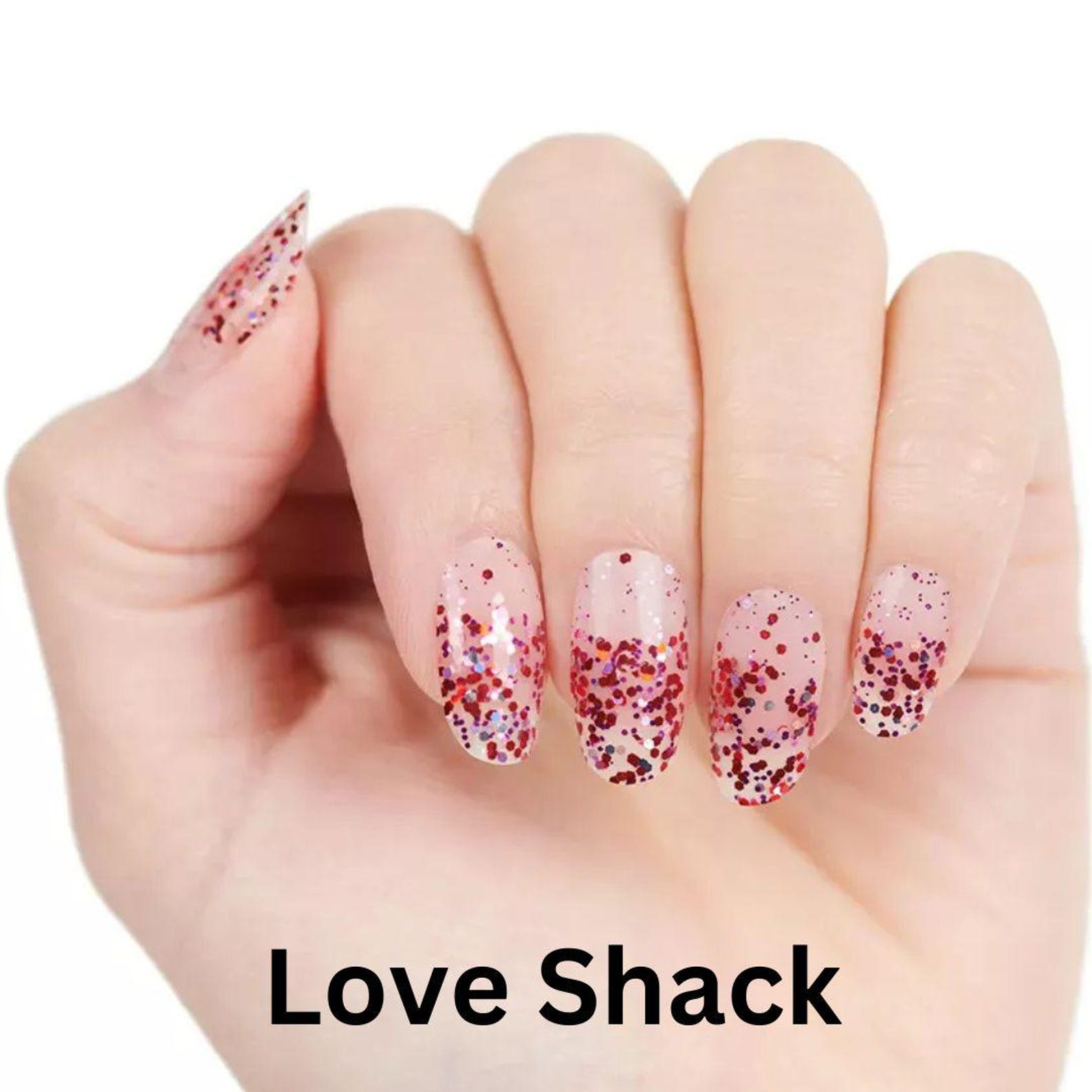 Color Street Valentine's Day Valentines Heart Nail Strips Sets - Etsy