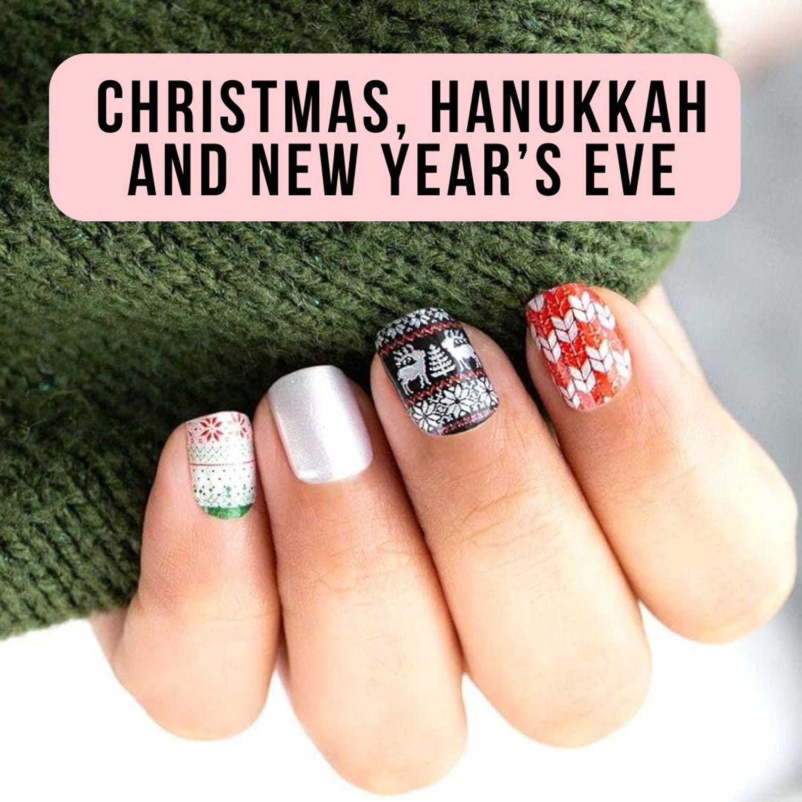Color Street Christmas Hanukkah Holiday New Year Winter Nail Polish ...
