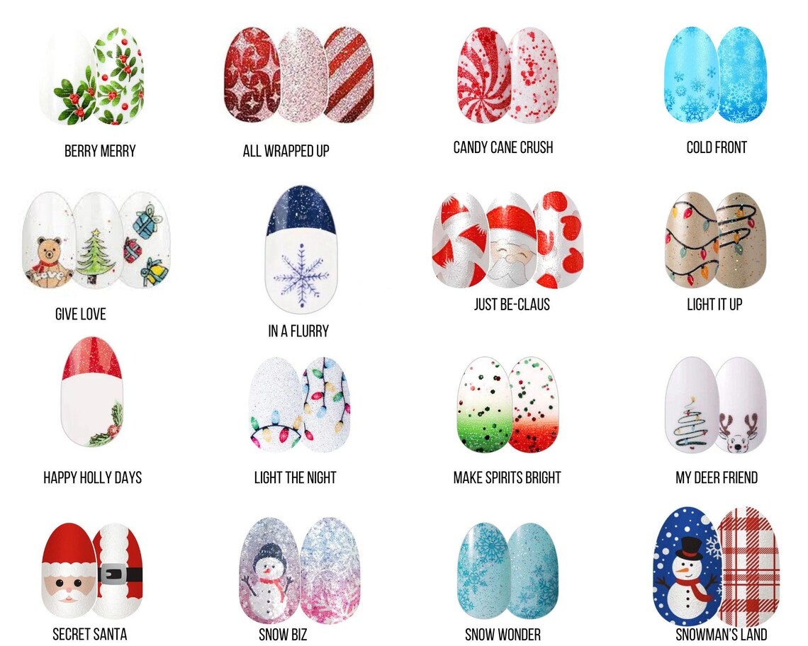 Color Street Christmas Hanukkah Holiday New Year Winter Nail Polish ...