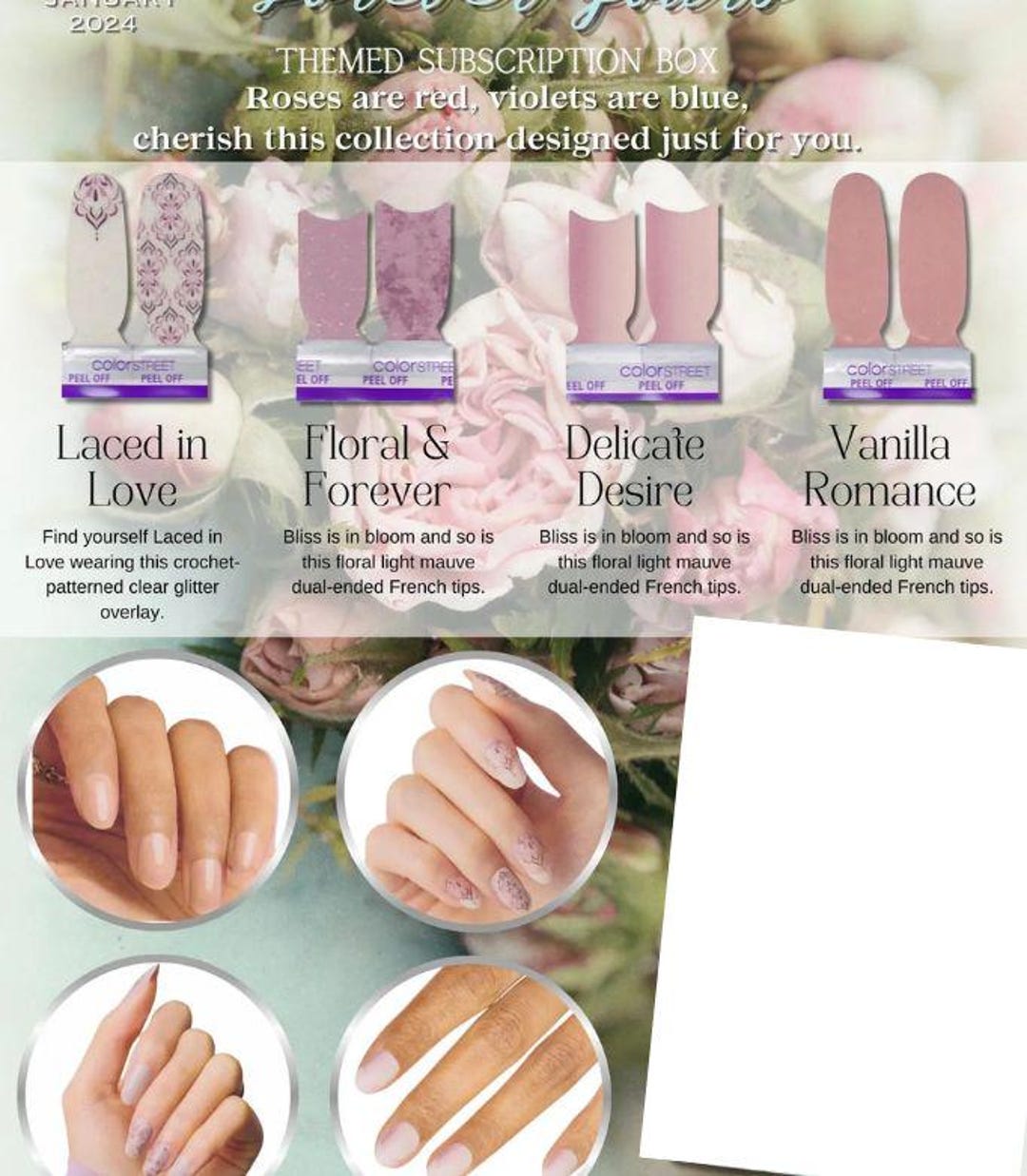 Color Street Subscription Box - Forever Yours January 2024 - Etsy