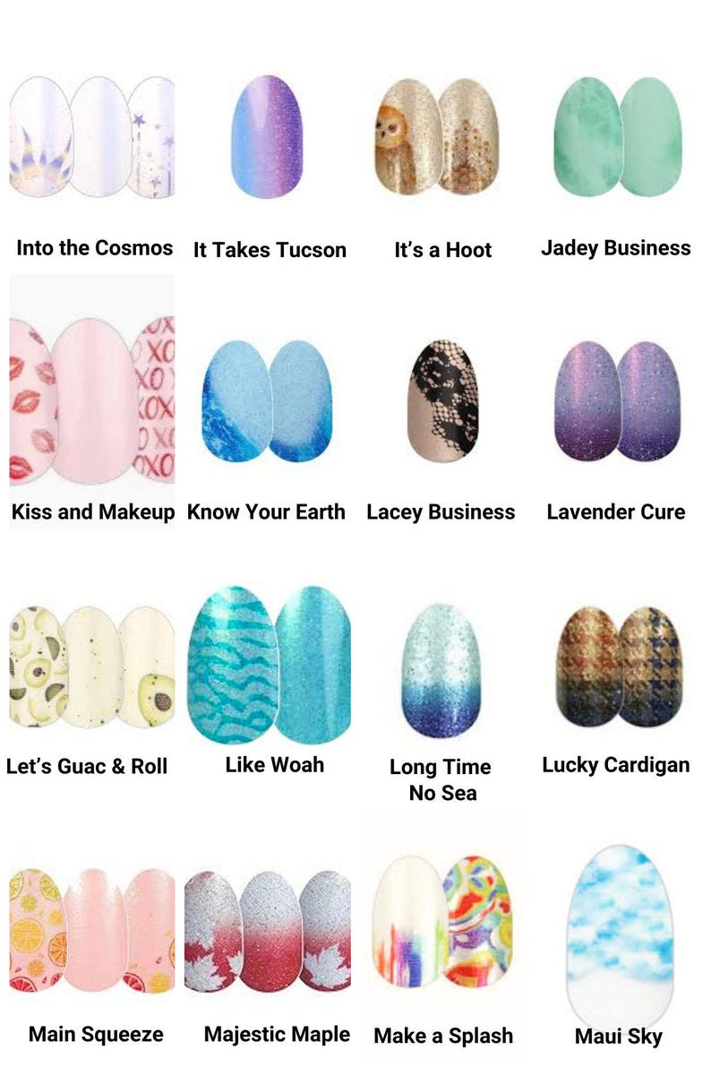 Color Street Nail Art Designs Nail Strips FREE TWOSIES - Etsy