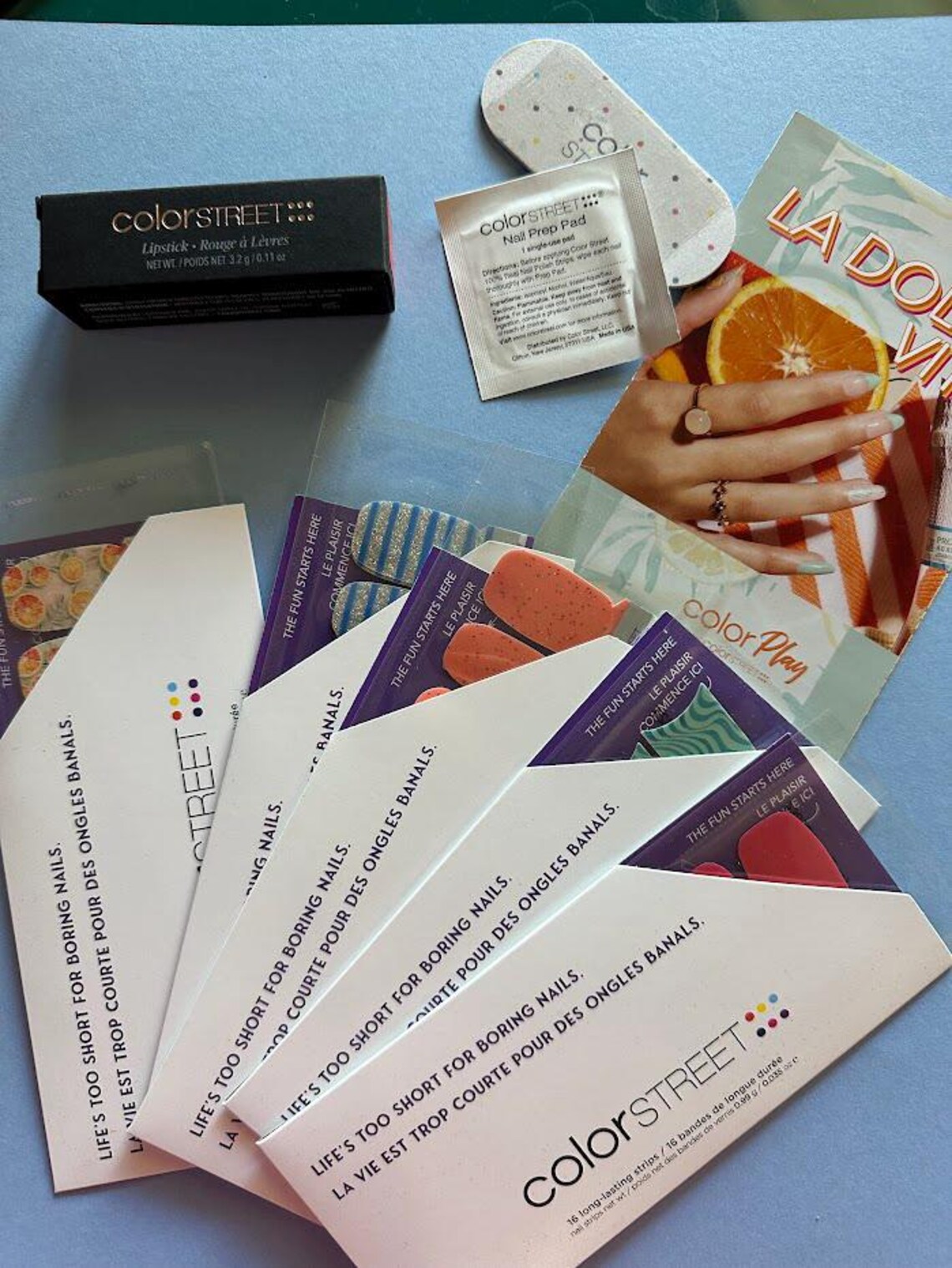 Color Street Subscription Box - La Dolce Vita March 2024 - Etsy