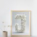 Floral in Bloom Jasmine, Alphabet Letters in Digital Download, Letters ...