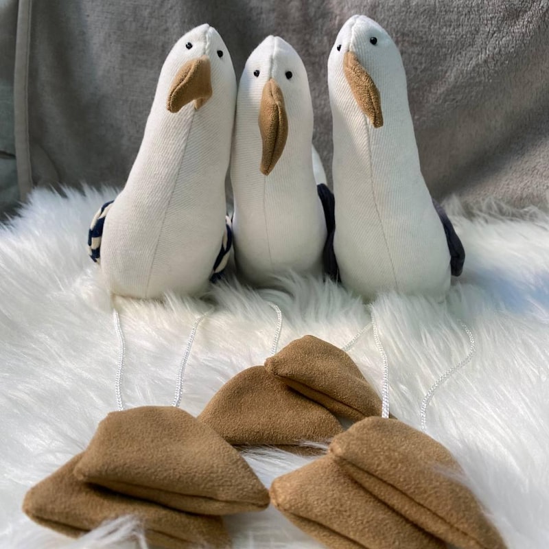 Seagull Plush - Etsy