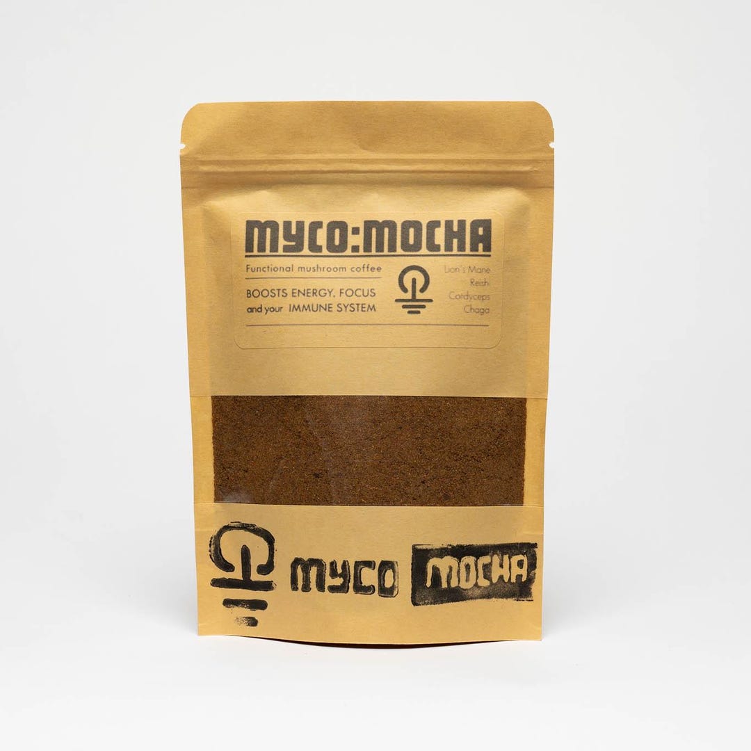 Mushroom Based Coffee Myco:mocha, 5 Oz; Includes Lion's Mane, Chaga ...