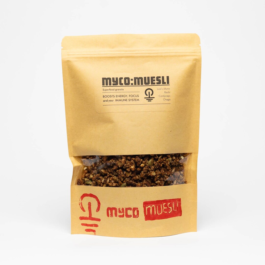 Mushroom Based Granola Myco:muesli, Healthy Snack, 6 Oz; Includes Lion ...