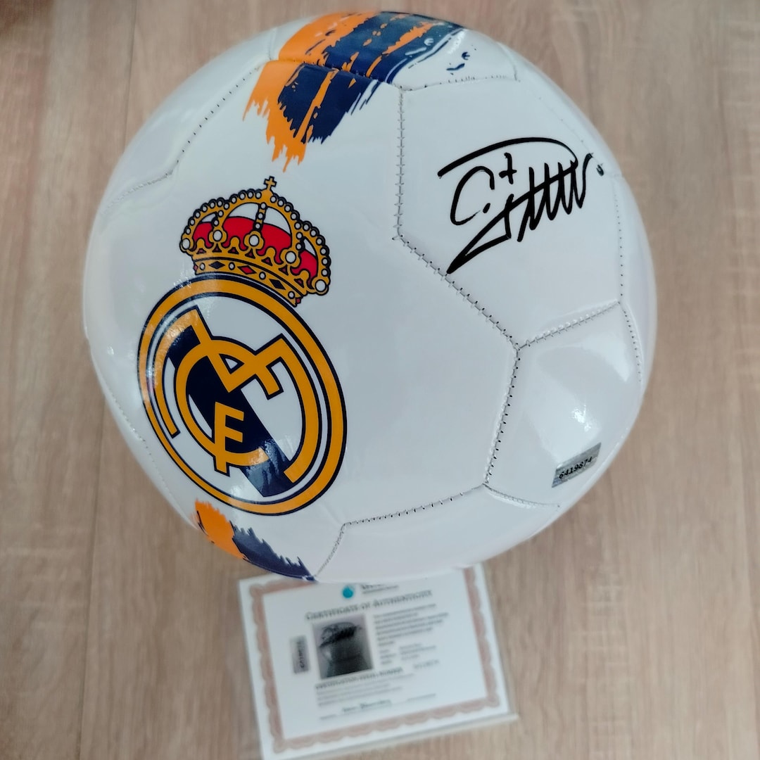 Cristiano Ronaldo CR7 Signed Autographed Real Madrid Soccer Ball ...