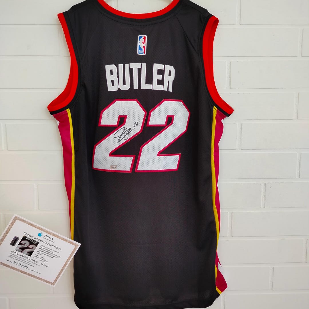 Jimmy Butler #22 Signed Autographed Miami Heat Jersey Black With COA - Etsy