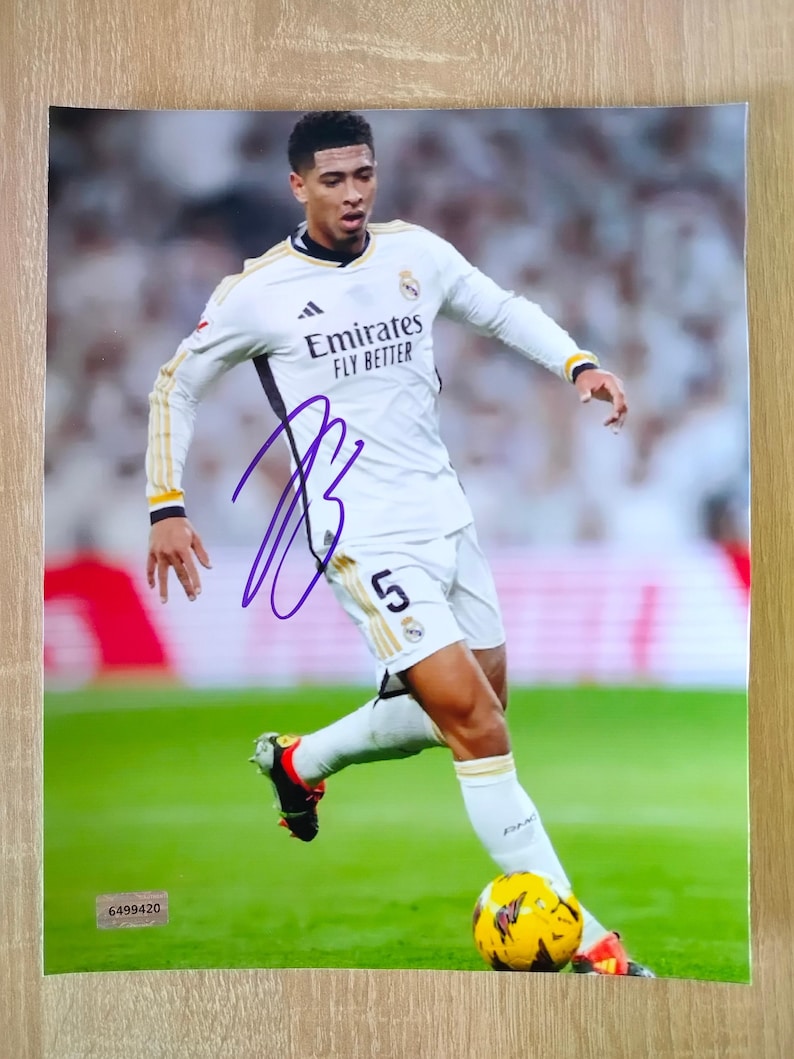 Jude Bellingham Signed Autographed 8"x10" Glossy Photo With COA - Etsy