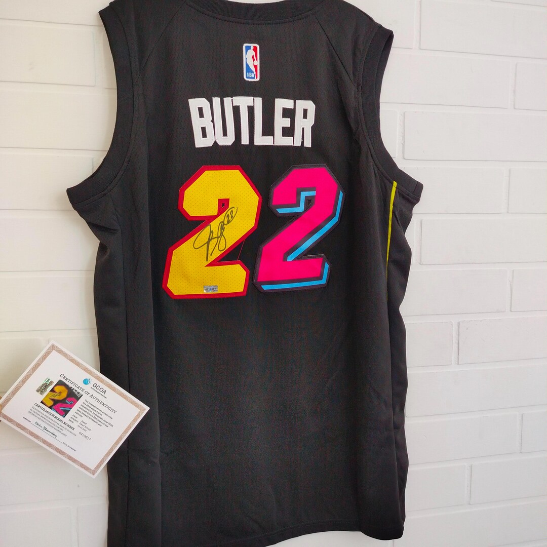 Jimmy Butler #22 Miami Heat Hand-signed Jersey Black With COA - Etsy