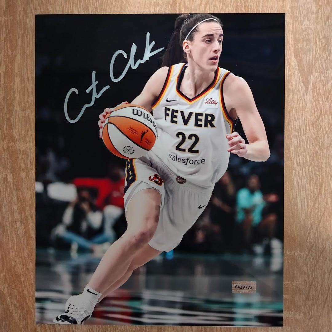 Caitlin Clark #22 Indiana Fever Hand-signed 8"x10" Glossy Photo With ...