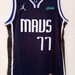 Luka Doncic 77 Signed Dallas Mavericks Jersey Navy With COA - Etsy