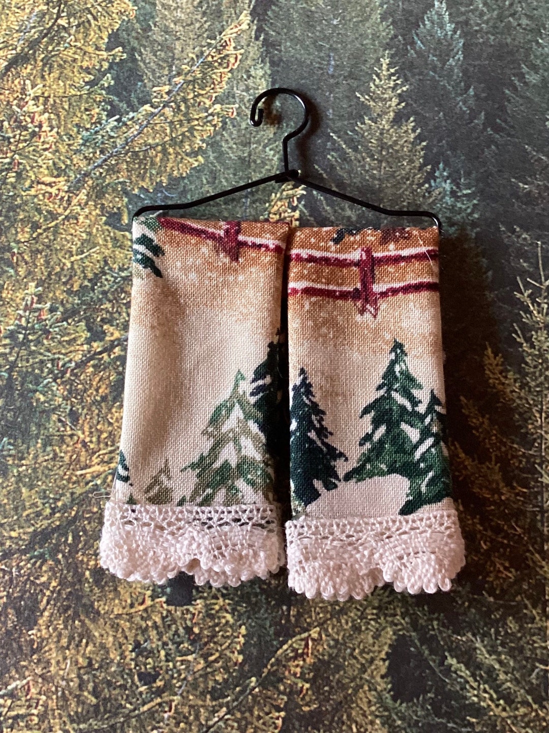 Mini Hanger Ornament Trees and Fence - Etsy