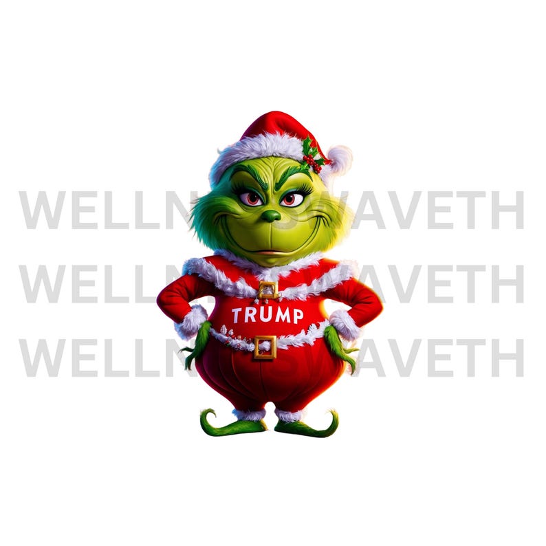 Grinch for Trump PNG ,merry Grinchmas Png, Republican, Conservative ...