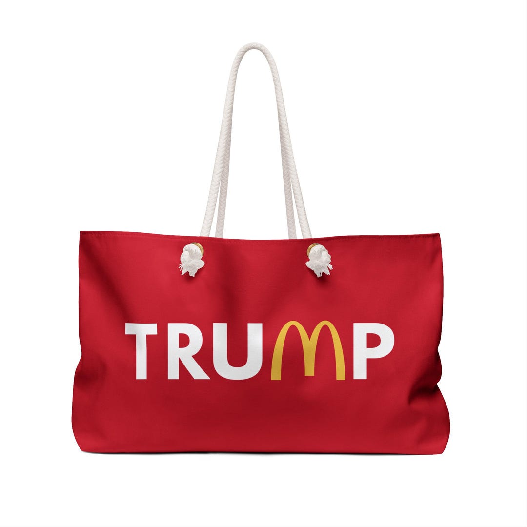 Trump Magadonald Bag, Donald Trump 2024 Weekender Bag, Republican Bag ...