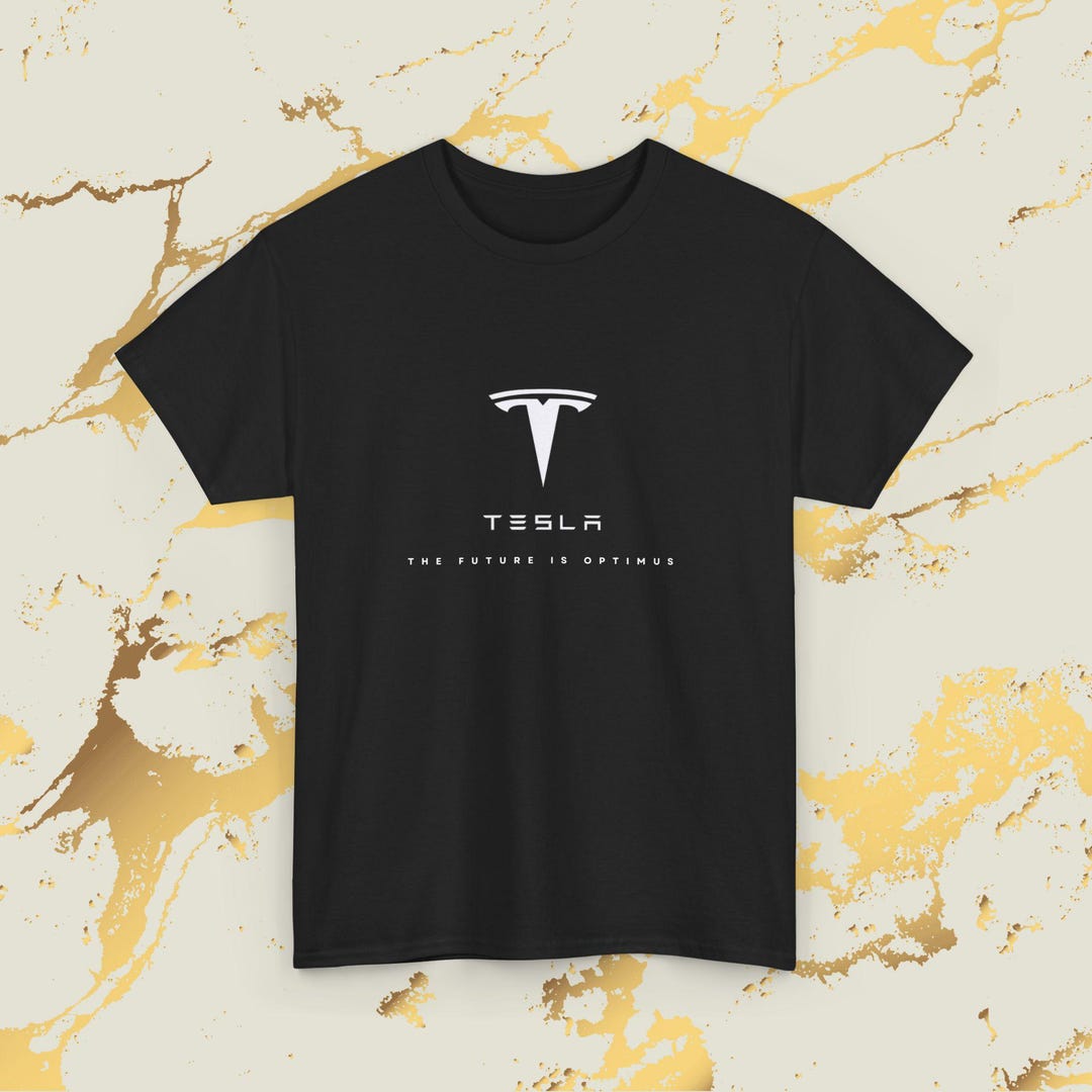 Tesla Robot Shirt, Future of Ai,elon Musk Design, Tech Revolution ...